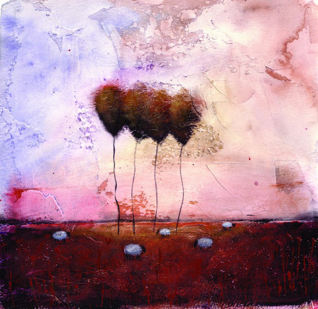 Trees and sheep – Eric Smith Illustration